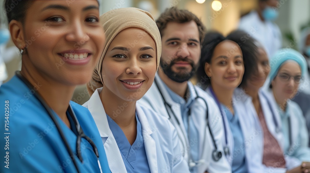 Stock-Foto „Diversity in healthcare. Showcase a diverse group of ...