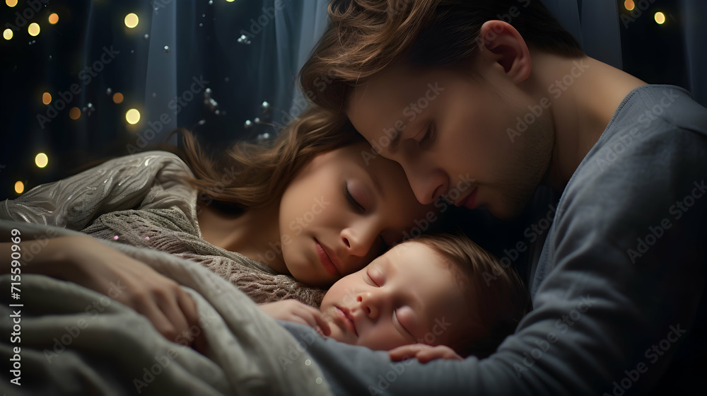 Loving Mother Embracing Newborn Baby: Heartwarming image of a mother ...