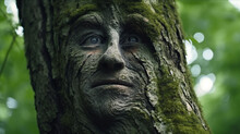Face On A Tree Free Stock Photo - Public Domain Pictures