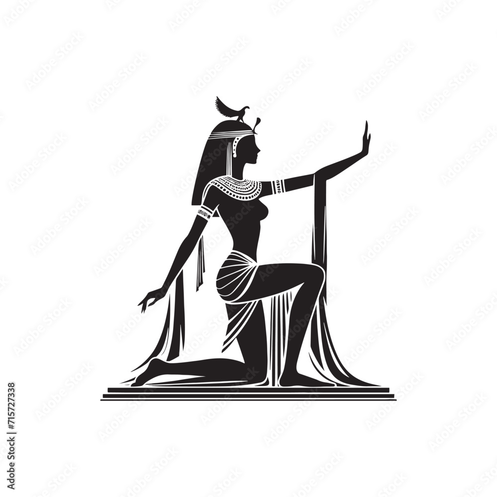 Royal Reverie: Cleopatra Silhouette Series Portraying the Majestic Aura ...