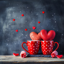 Coffee Theme Valentine's Day Card Free Stock Photo - Public Domain Pictures
