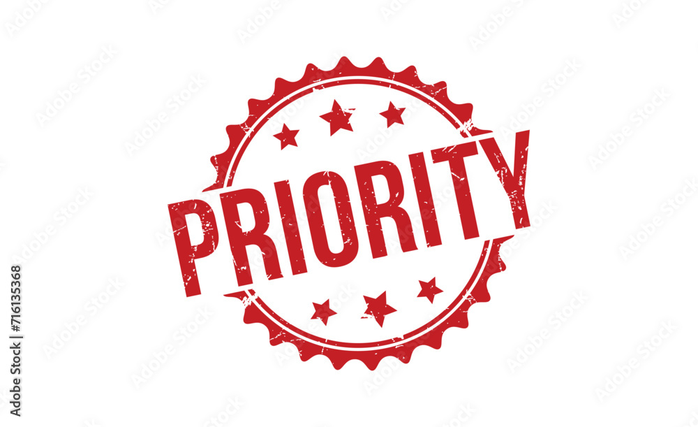 PRIORITY rubber stamp vector illustration on white background. PRIORITY ...