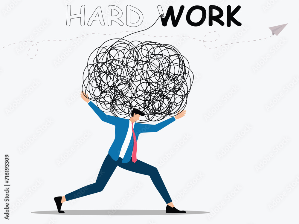 This image reflects the spirit of hard work through a unique ...