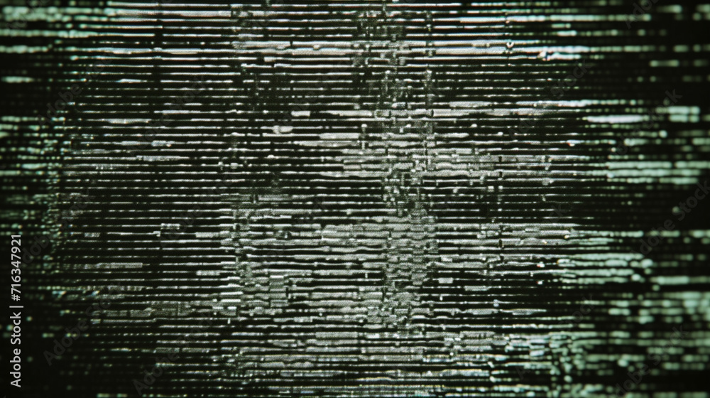 Real Analog Static Flickering Noise Texture. Bad Interference. Screen ...