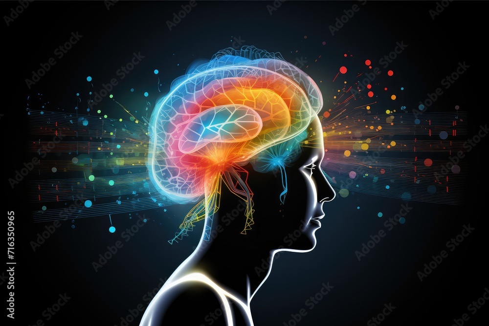 Human Mind Brain neurons Neuroplasticity transmit signals via axons ...