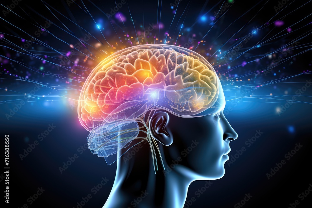 Nerve cell Neuronal structures. Brain cell Axonal arborization ...