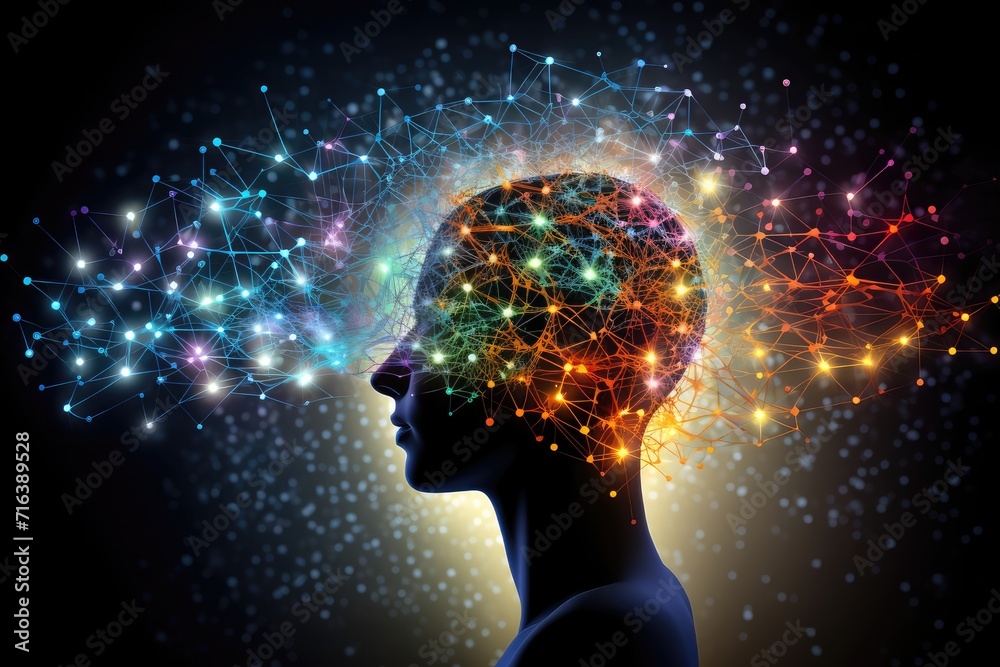 Nerve cell Neuronal structures. Brain cell Axonal arborization ...