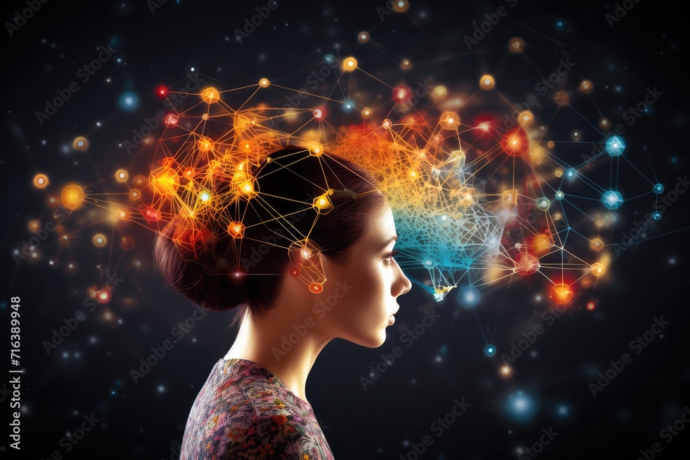 Brain Axon Neuronal Network, Metacognition amid neural symphony ...