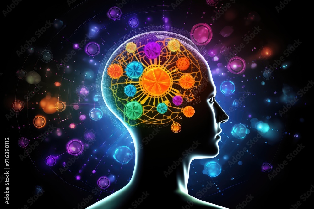 Brain Axon Neuronal Network, Metacognition amid neural symphony ...