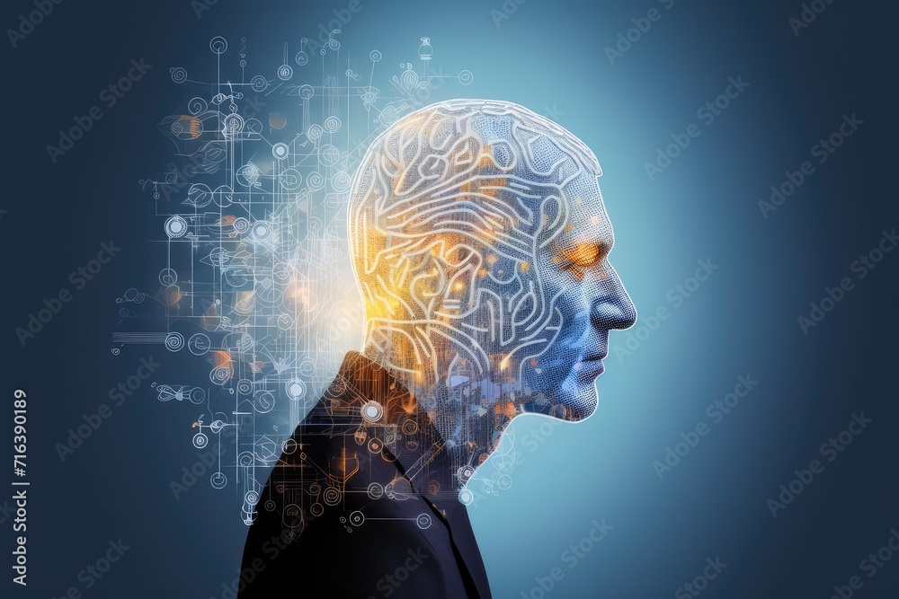 Brain Axon Neuronal Network, Metacognition amid neural symphony ...