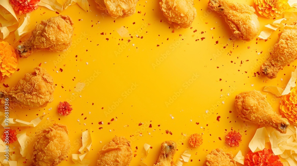 illustrations of handcraft paper made a background with text space for ...