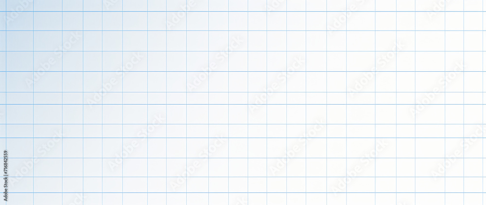 a white paper with blue grid lines, in the style of minimalistic ...