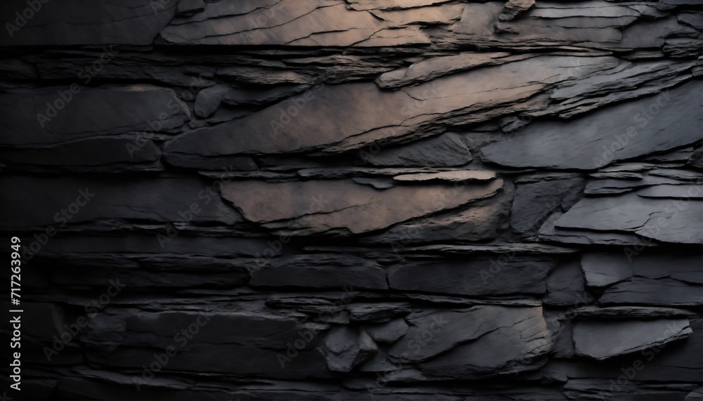 Dark grey black slate texture with high resolution, background of ...