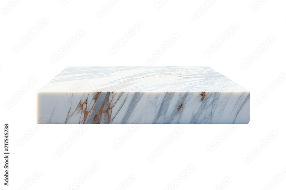Empty white stone square shape. Perspective of sheet floor stone rough ...