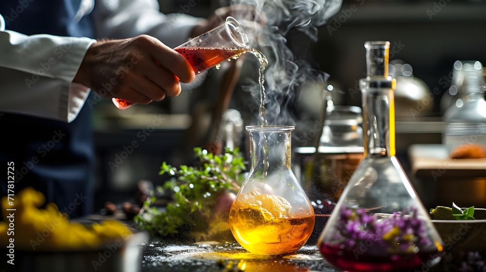 Food Chemistry Reactions Stock Illustration | Adobe Stock