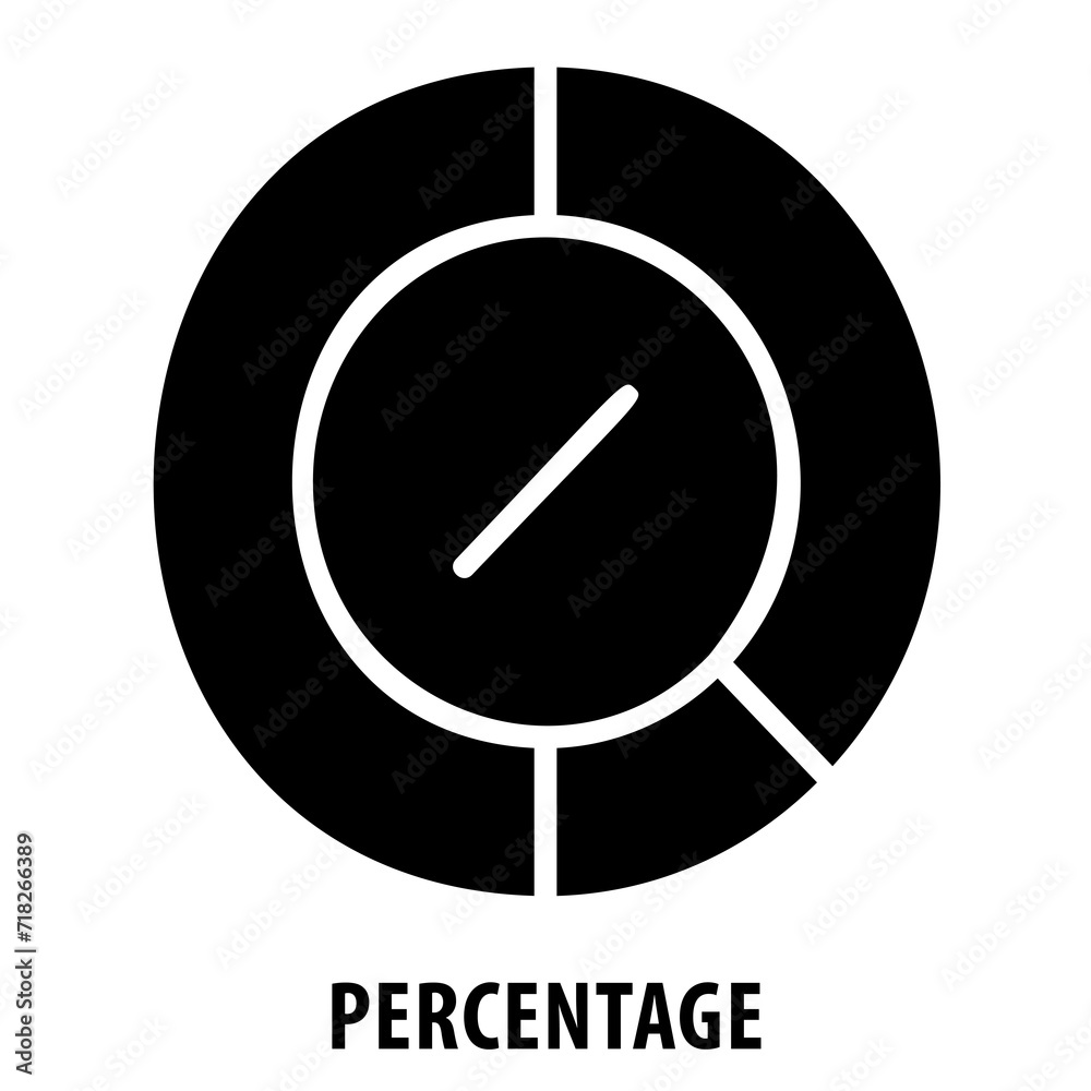 Illustration Stock Percentage, percentage icon, percent, rate ...