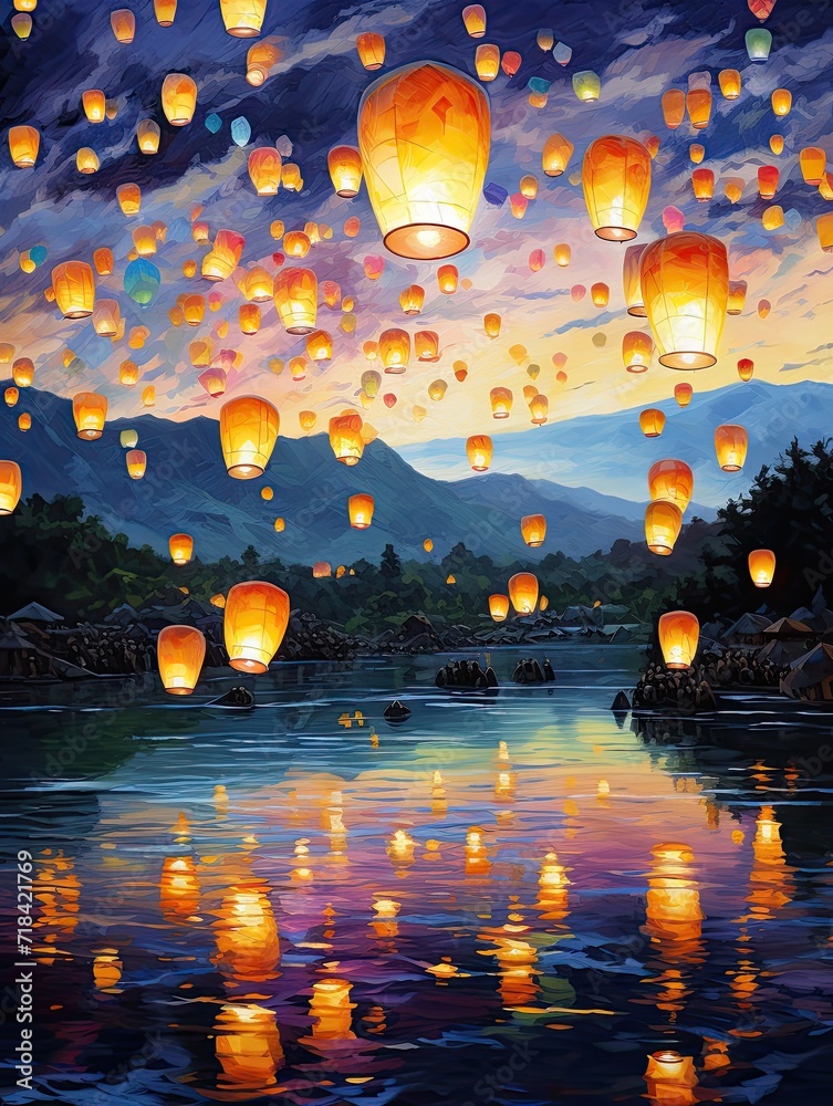 Floating Lantern Festivals: Illuminating Countryside Art in a Serene ...