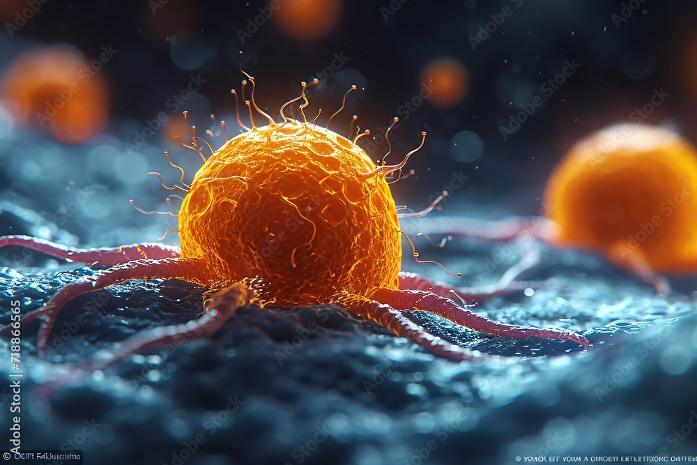 Glowing Orange Molecule: A Visualization of the Monthly Event 'Mole Day ...