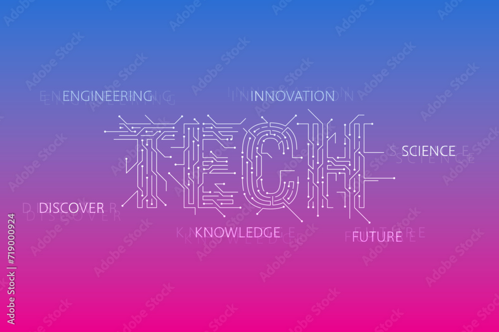 engineering, innovation, discover, knowledge, future, science words and ...