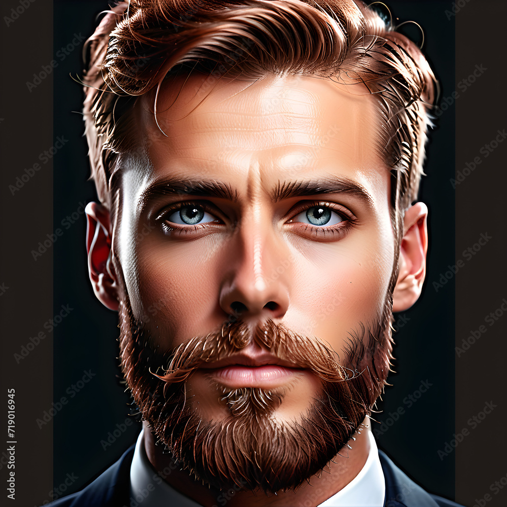 The Beautiful Palette of Beards: Creative Beard Color Art and Styling ...