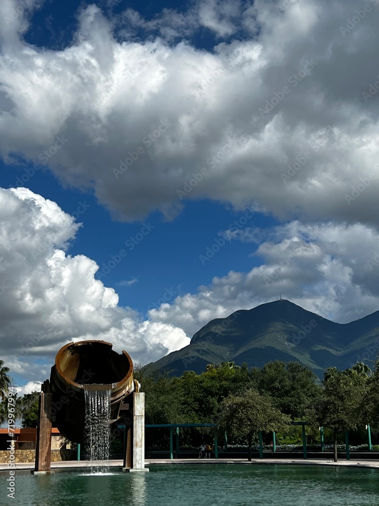 Parque famoso mexicano, Monterrey. Stock Photo | Adobe Stock