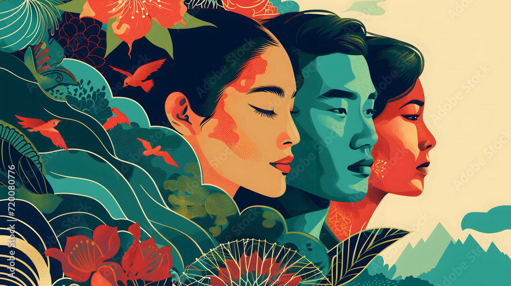 Banner for Asian American and Pacific Islander Heritage month ...