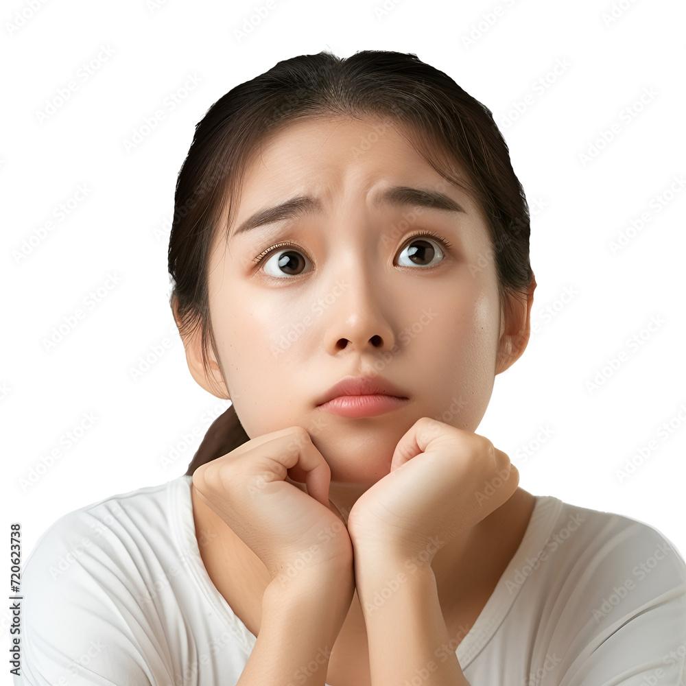 Ilustración de Stock Visual Representation of a Young Asian Woman in ...