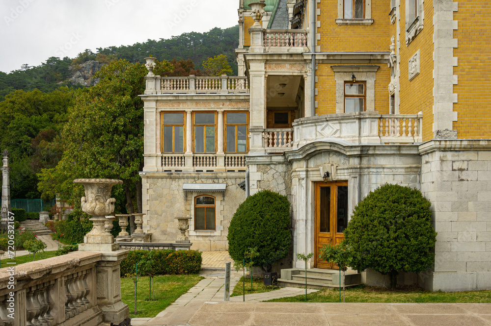 Yalta, Crimea, Russia - September 30, 2019: Massandra Palace of Emperor ...