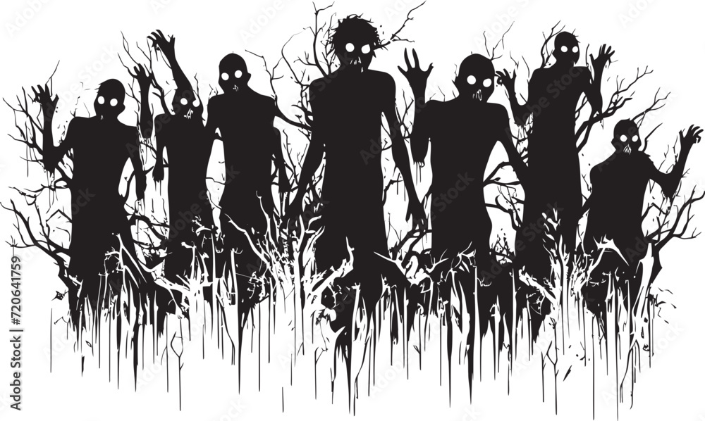 Undead Unity Doodles Doodle Zombies Vector Design Cute Corpses ...