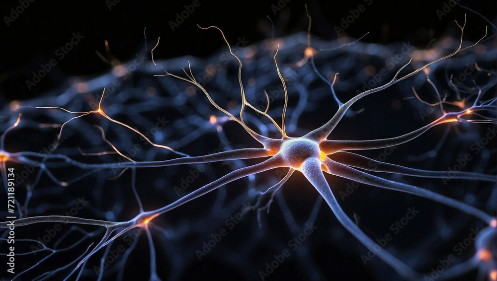 Neurons or brain nerve cells form part of the nervous system which ...