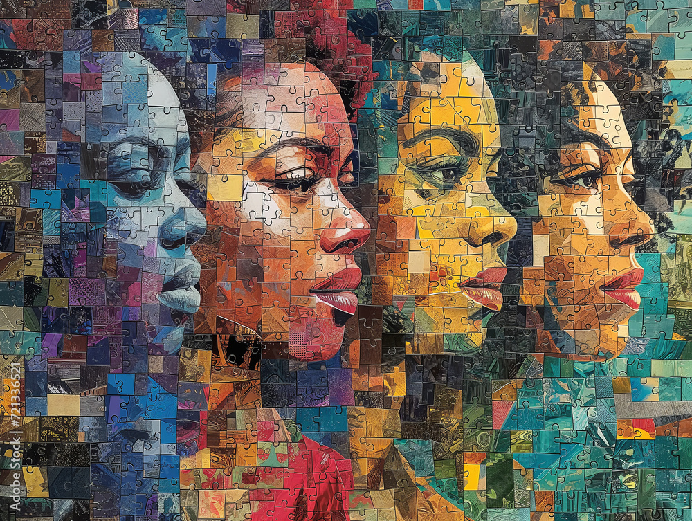 Black History Month crafts mixed-media collage that showcases the ...