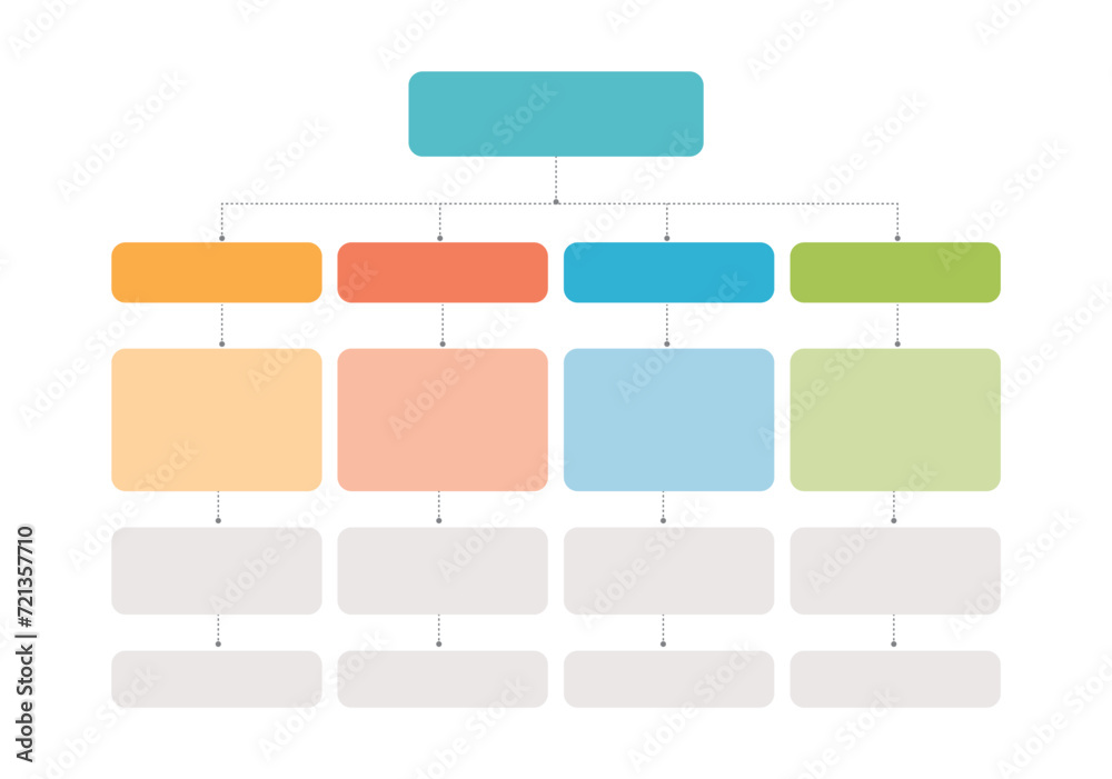 Infographic, Flowchart, Workflow, diagram, organization chart, vector ...