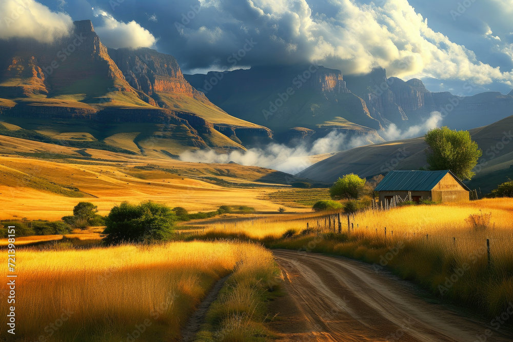 Majestic South African Scenery Unveiled Stock Photo | Adobe Stock