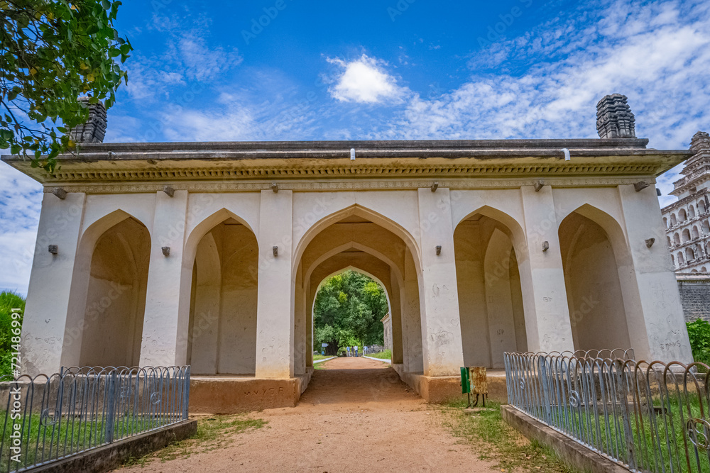 King Fort or Rajagiri Fort of Gingee or Senji in Tamil Nadu, India. It ...