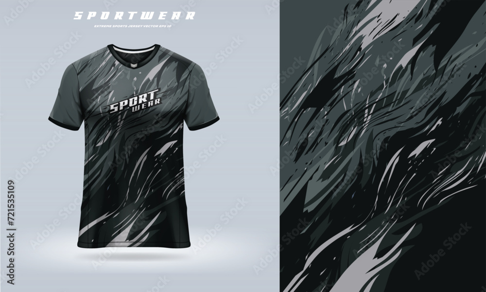 Sports racing jersey design abstract. Templates for team uniforms ...