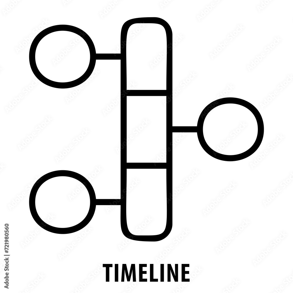 Ilustración de Stock Timeline, schedule, chronological order, progress ...