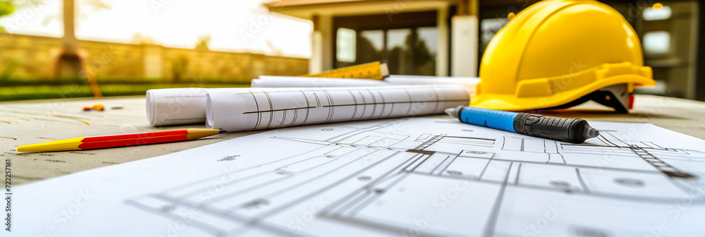Architectural Blueprint and Planning: Detailed House Construction ...