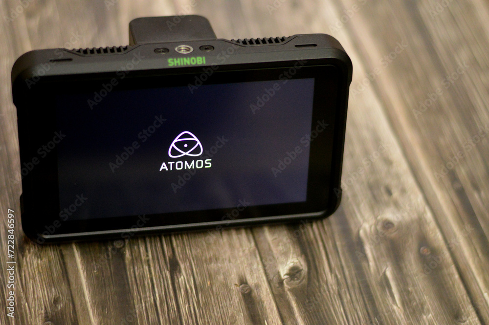 Cairo, Egypt, January 25 2024: Atomos Shinobi 4K HDMI Monitor is a 5.2 ...