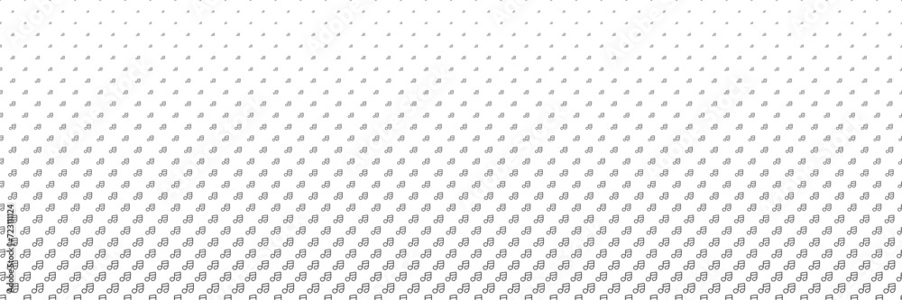 Blended doodle black music notes line on white for pattern and ...