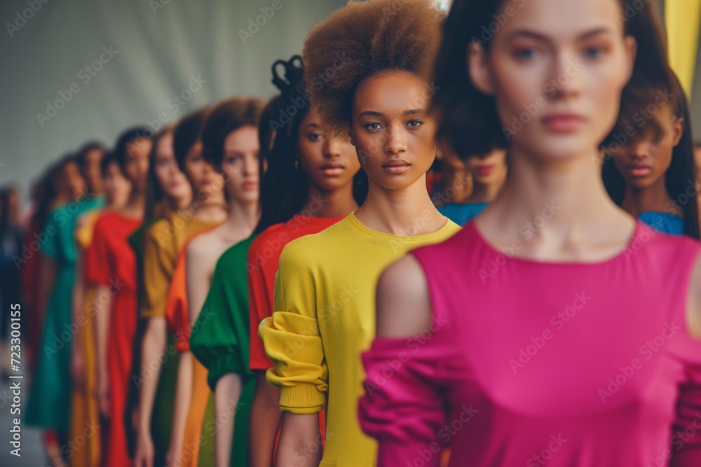 Confident And Stylish Fashion Models Showcase Perfection On The Runway ...