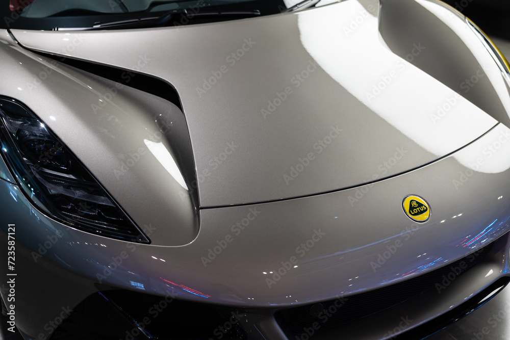 Lotus emira on display at the Showroom. new Lotus Emira sports car ...