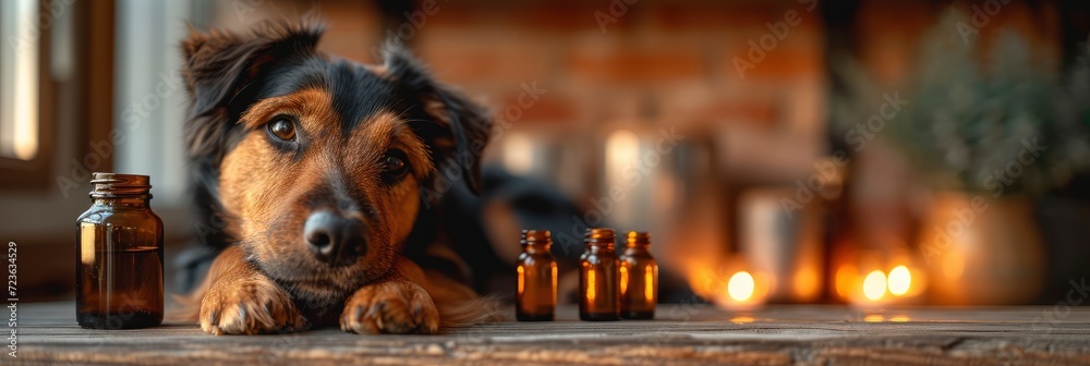 Pet Dog Taking Cbd Hemp Oil, Desktop Wallpaper Backgrounds, Background ...