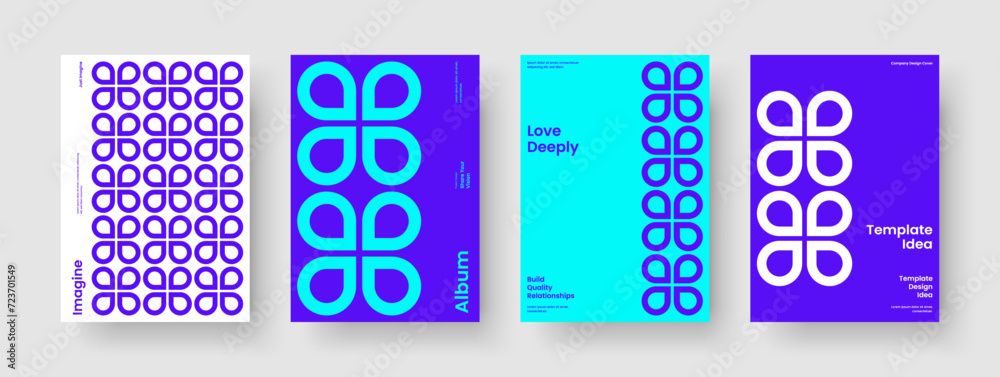 Geometric Background Design. Abstract Flyer Layout. Isolated Brochure ...