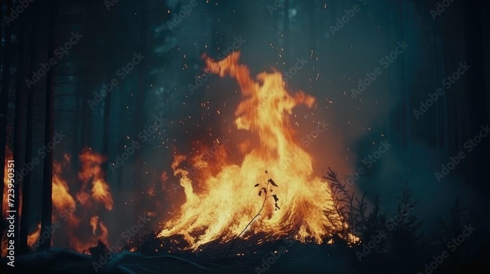 These photographs reveal the devastating impact of wildfires, with ...