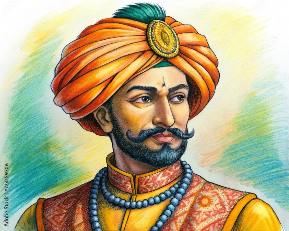Chhatrapati Shivaji Maharaj Jayanti Vector Illustration, Indian Maratha ...