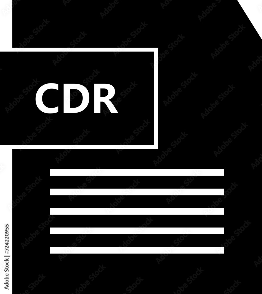 Cdr file Stock Vector | Adobe Stock