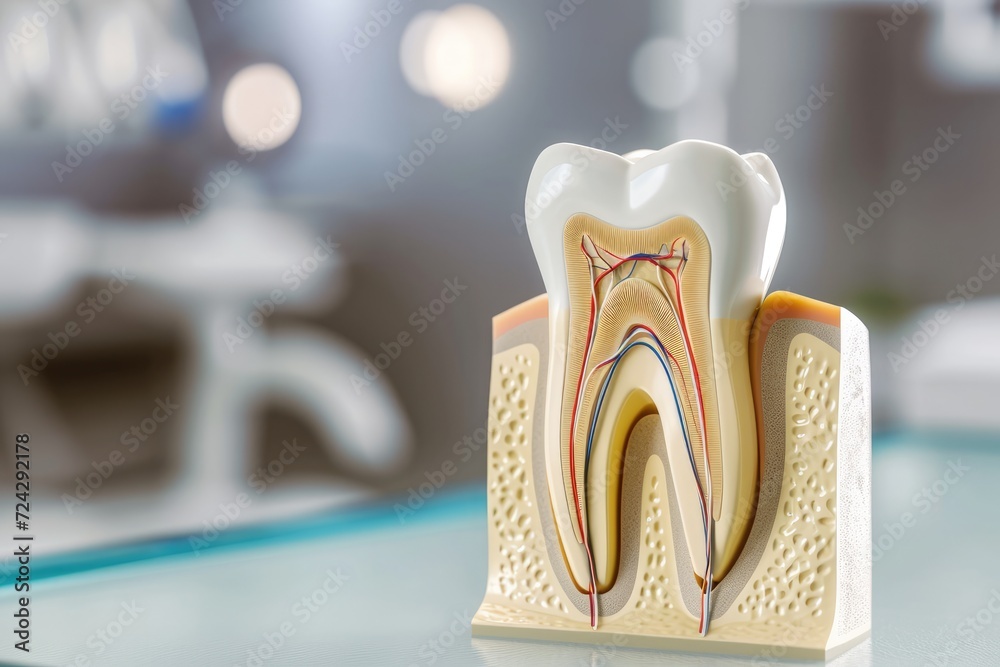 Tooth Anatomy: A Realistic and Detailed Photo Exhibits the Intricate ...
