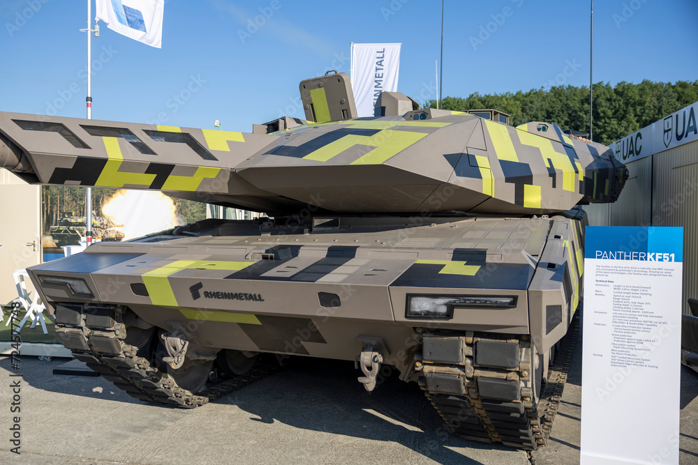 2023-08-26 Radom Poland The Panther KF51 is a German main battle tank ...