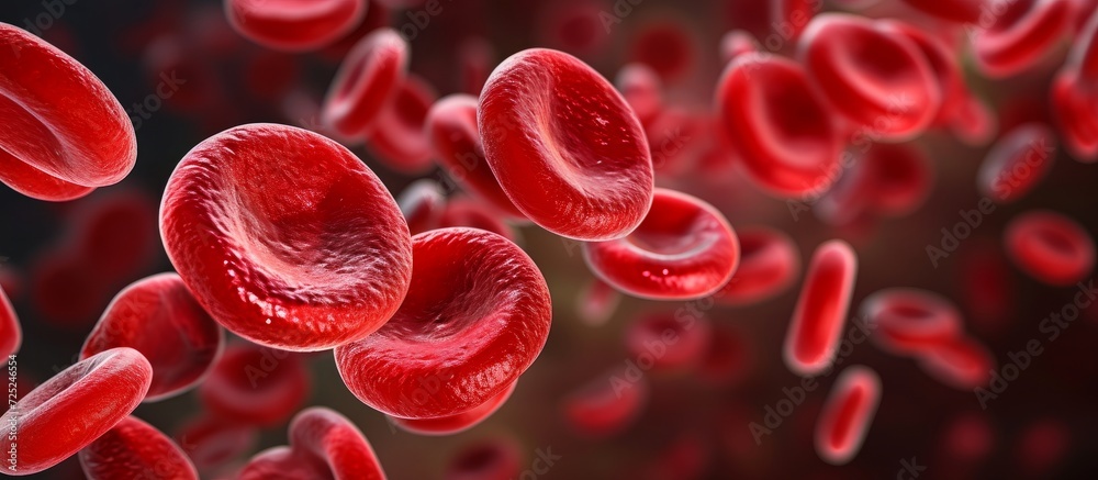 Stock-Illustration „Fragmented RBCs, known as schistocytes, often ...