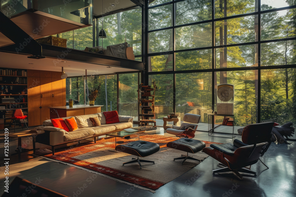 Discover the luxury of living surrounded by nature in this mid-century ...